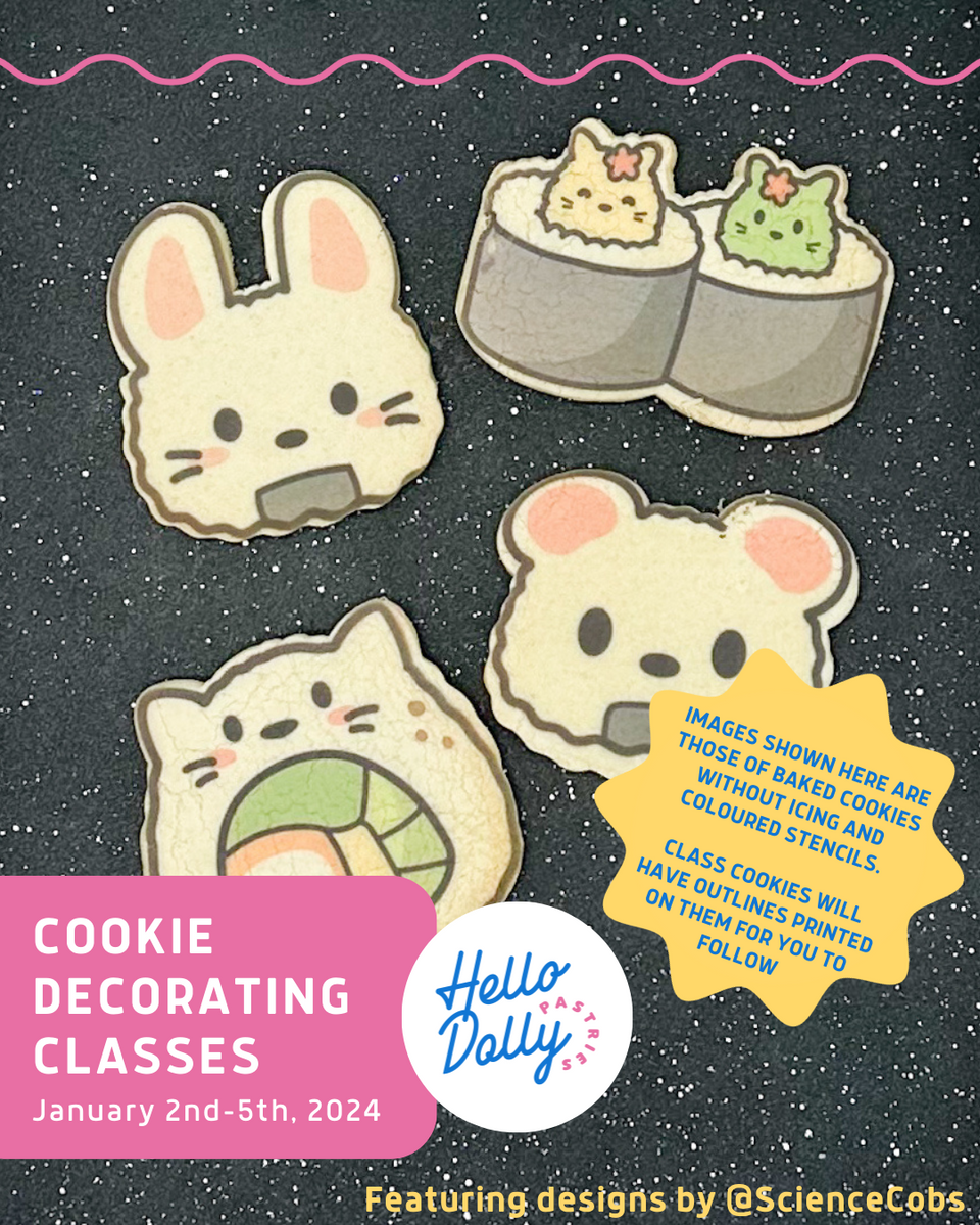 Cookie Classes – Hello Dolly Pastries